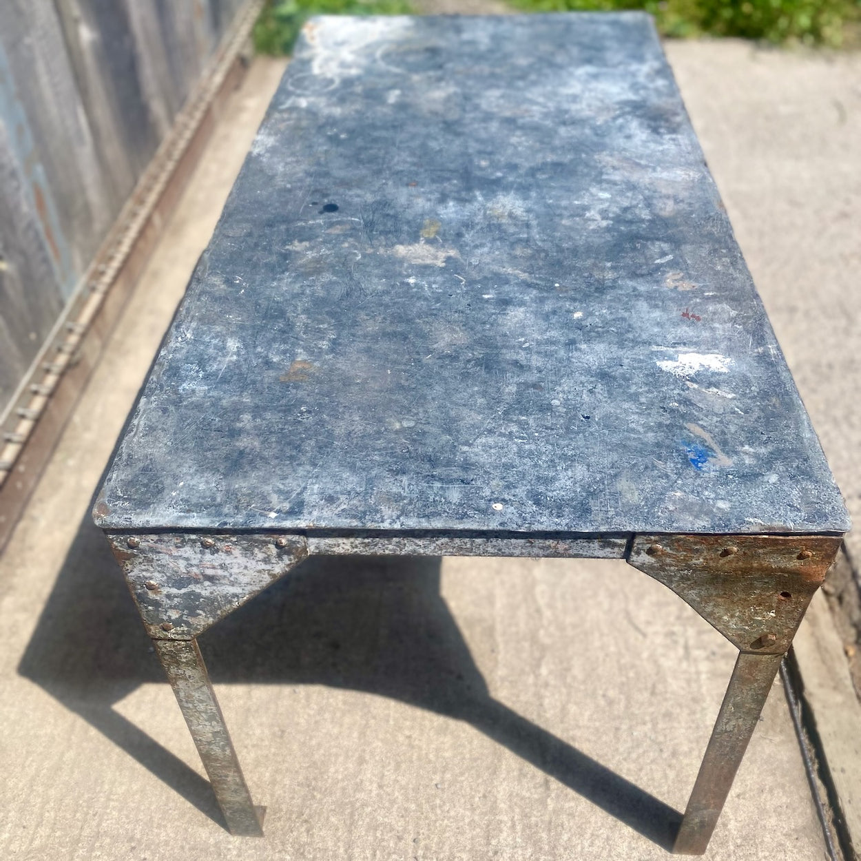 Riveted Steel Table — Lawson's Yard LTD