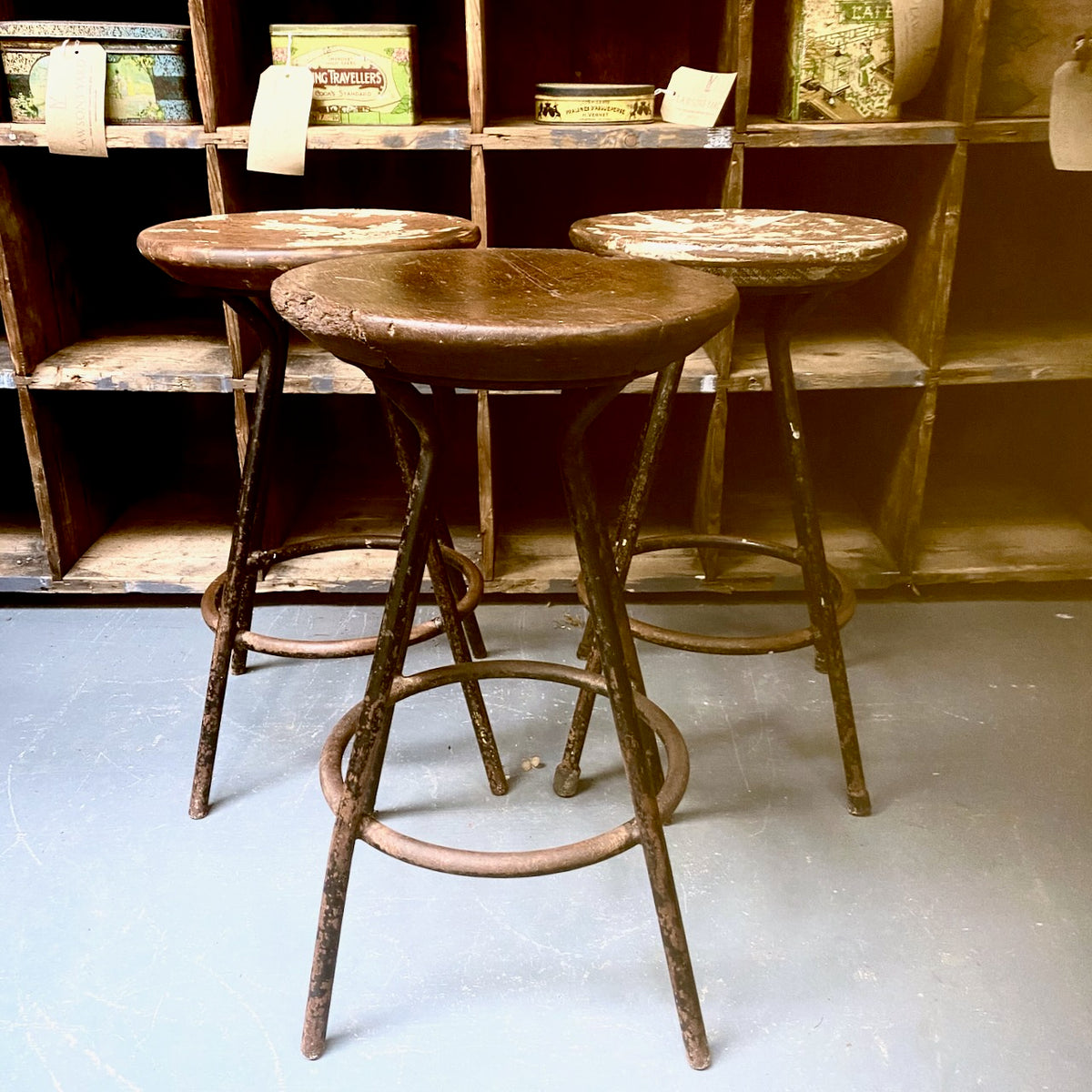 Industrial Stool — Lawson's Yard LTD