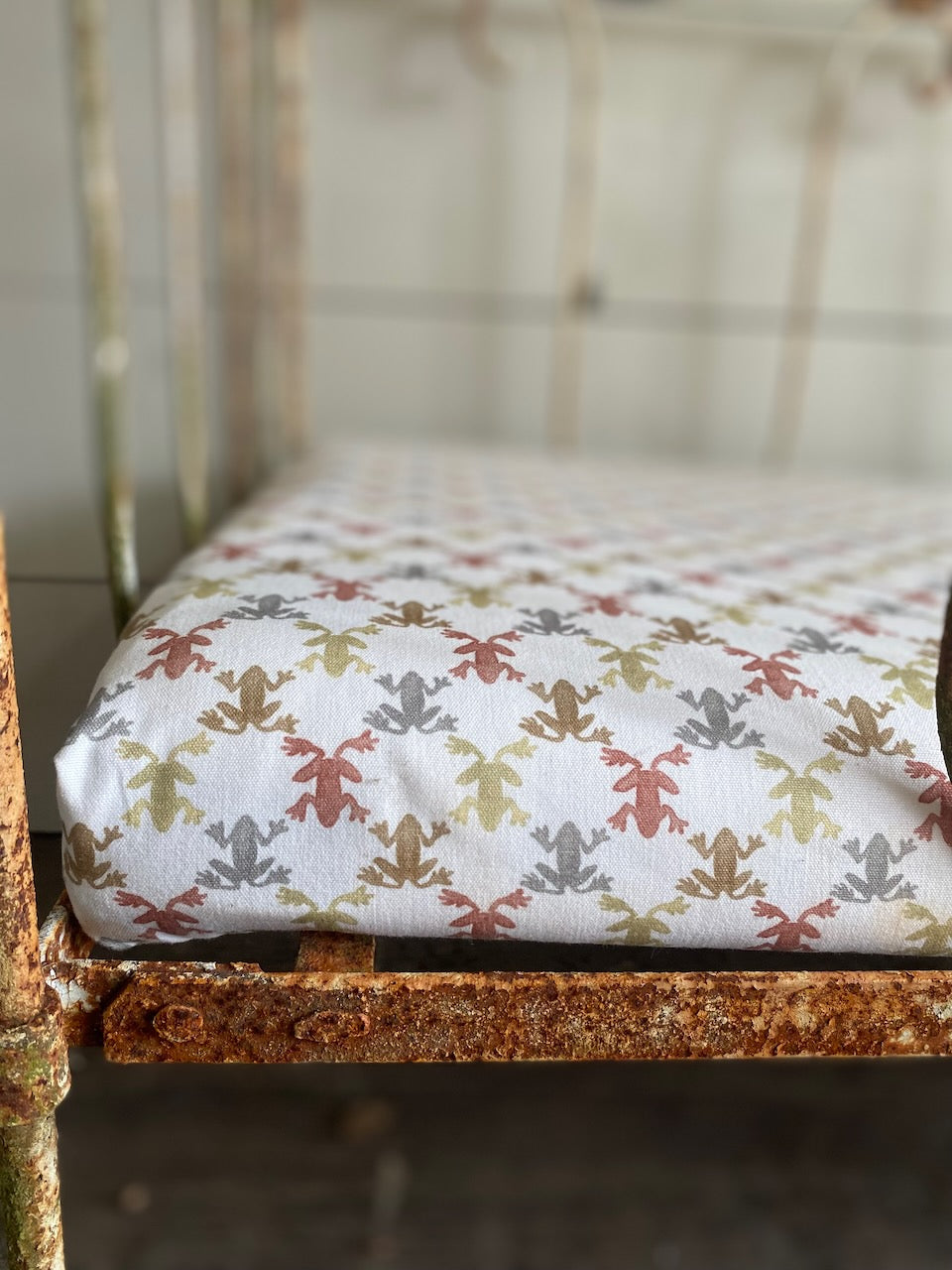 Antique French wrought Iron Cot Bed/Bench — Lawson's Yard LTD