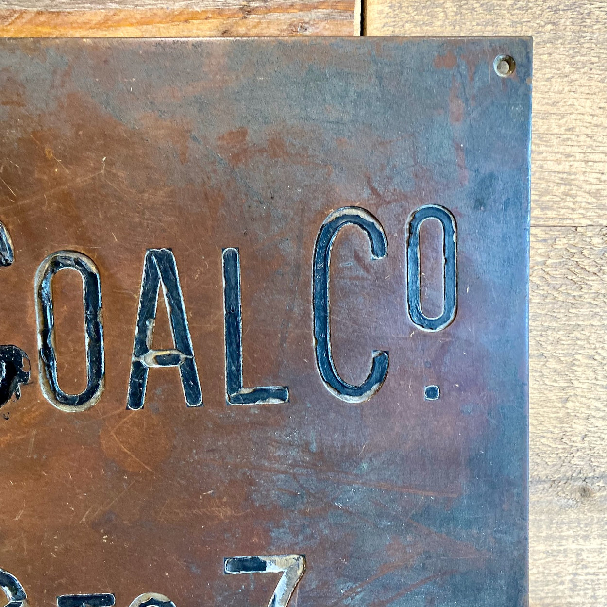 Vintage Brass Sign — Lawson's Yard LTD