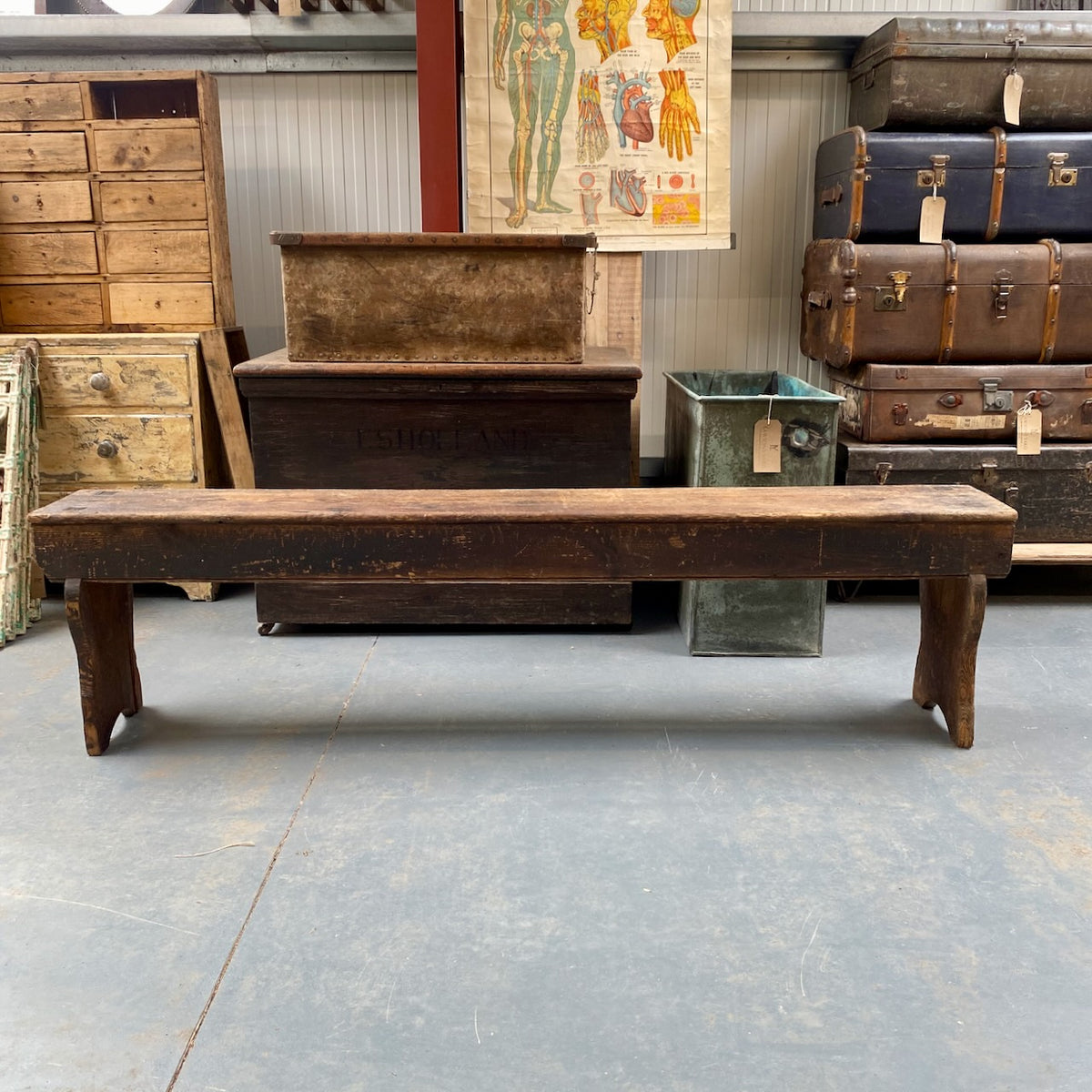 Vintage Rustic Bench — Lawson's Yard LTD