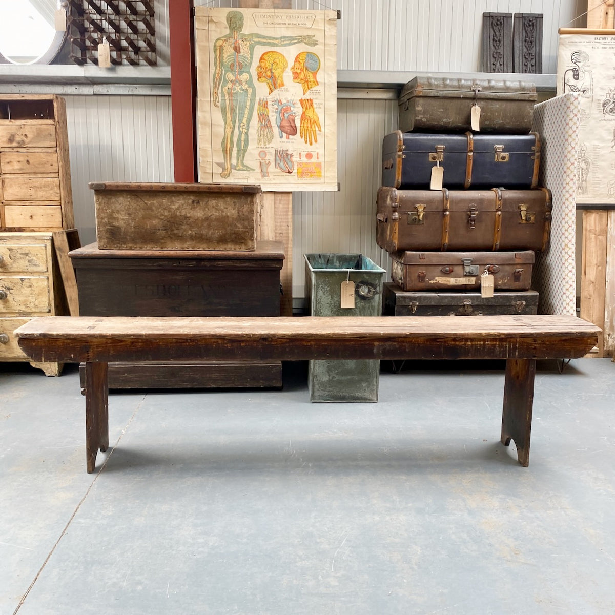 Early 20th C Rustic Bench — Lawson's Yard LTD