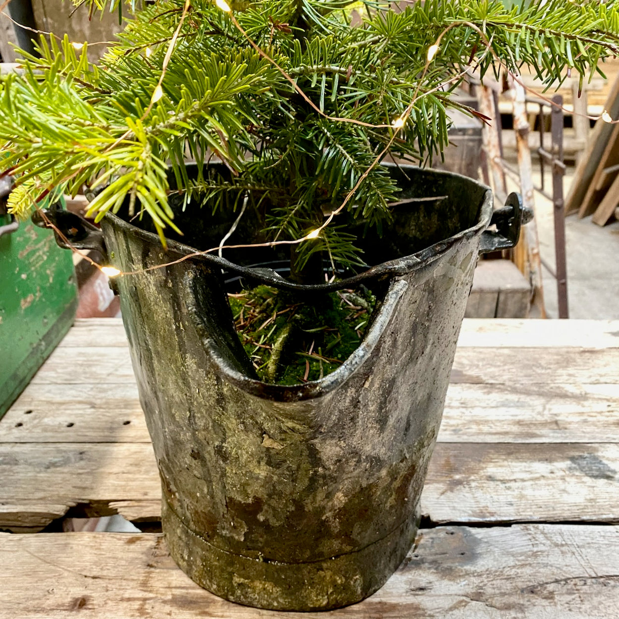 Galvanised Foundry Bucket — Lawson's Yard LTD