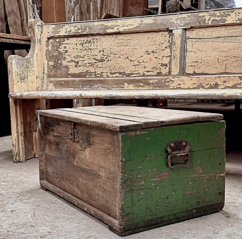 Vintage Wooden Blacksmiths Box/trunk — Lawson's Yard LTD