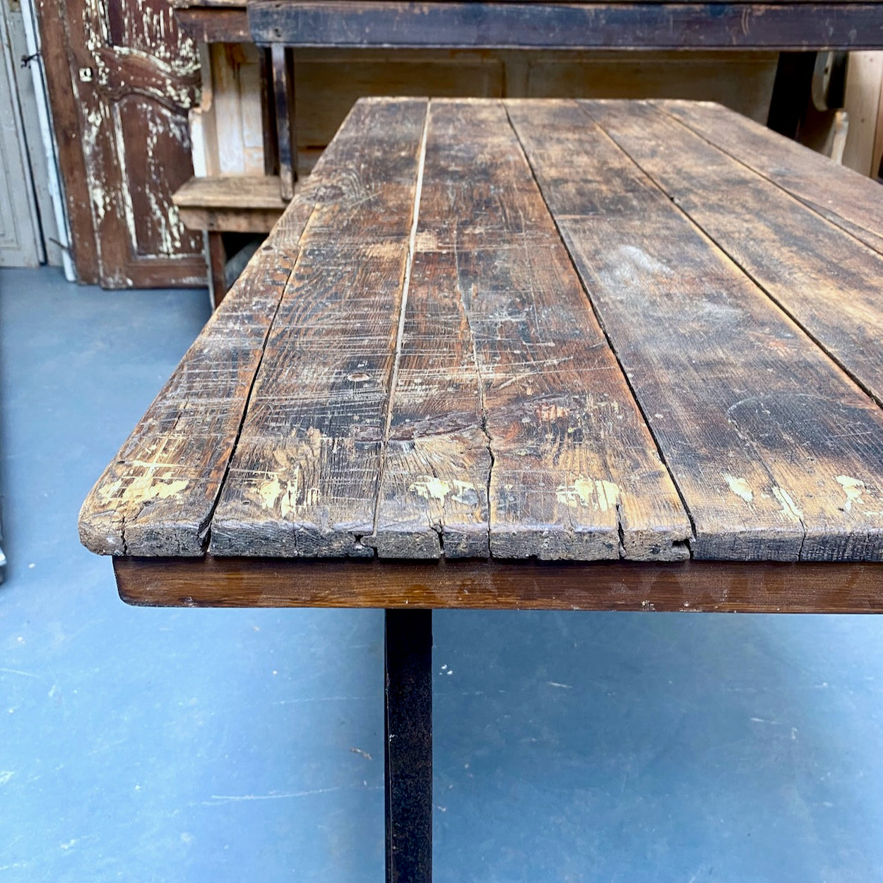 Vintage Trestle Table — Lawson's Yard LTD
