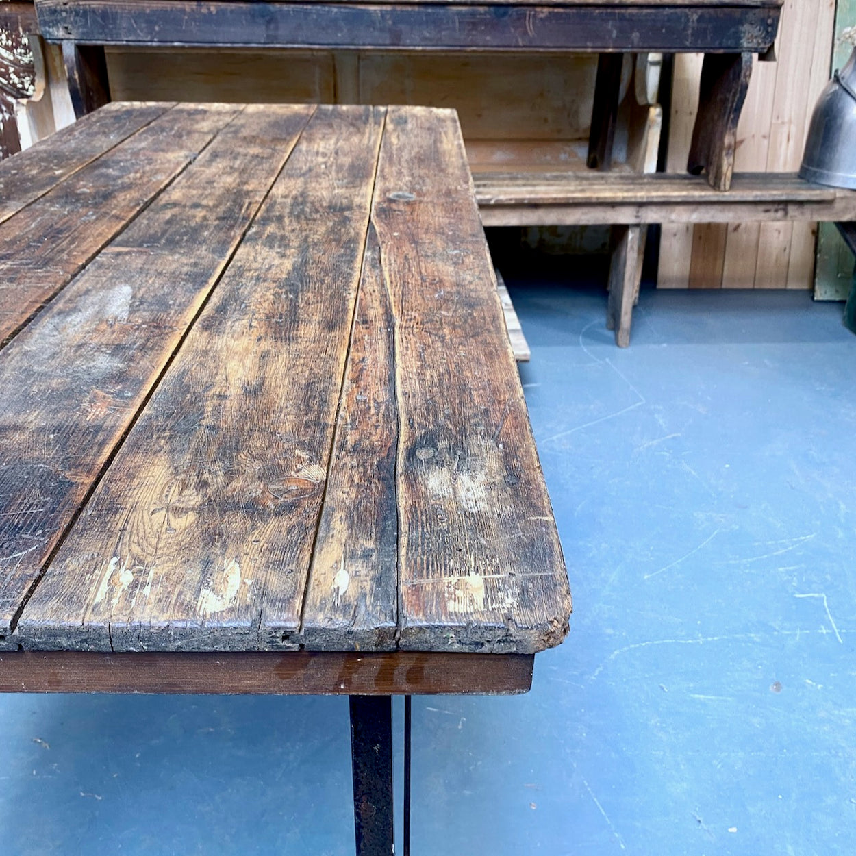 Vintage Trestle Table — Lawson's Yard LTD
