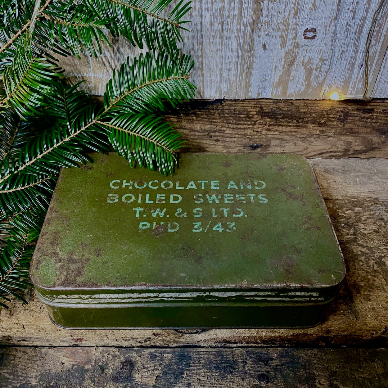 WW2 Chocolate and Boiled Sweet Tin — Lawson's Yard LTD