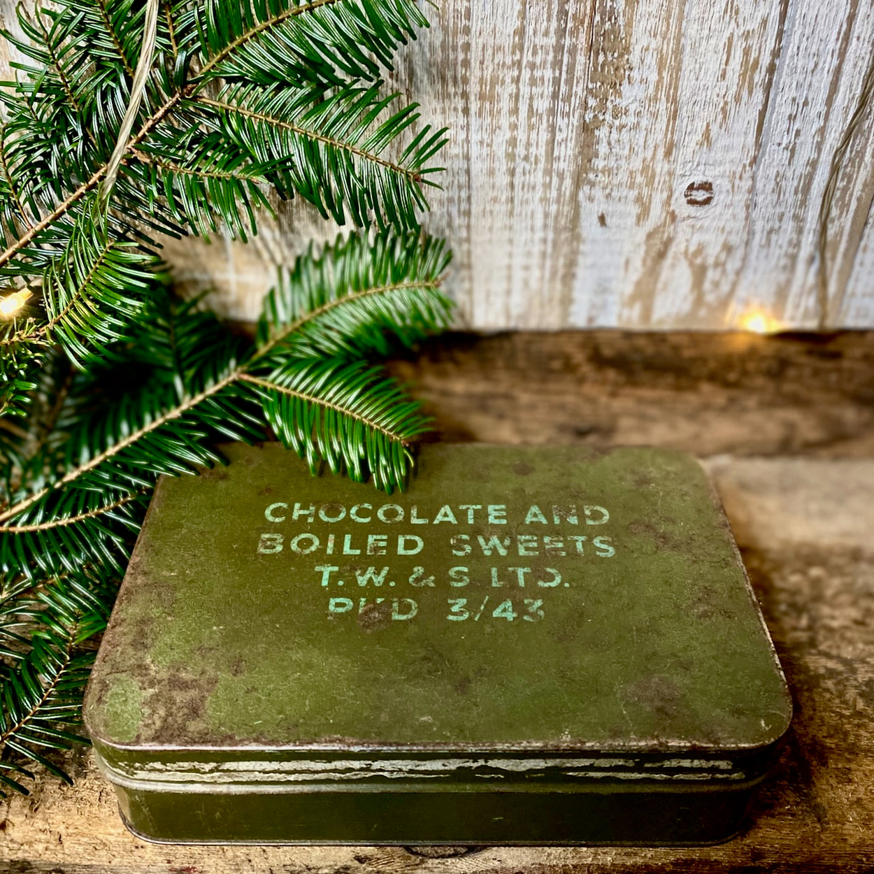 WW2 Chocolate and Boiled Sweet Tin — Lawson's Yard LTD