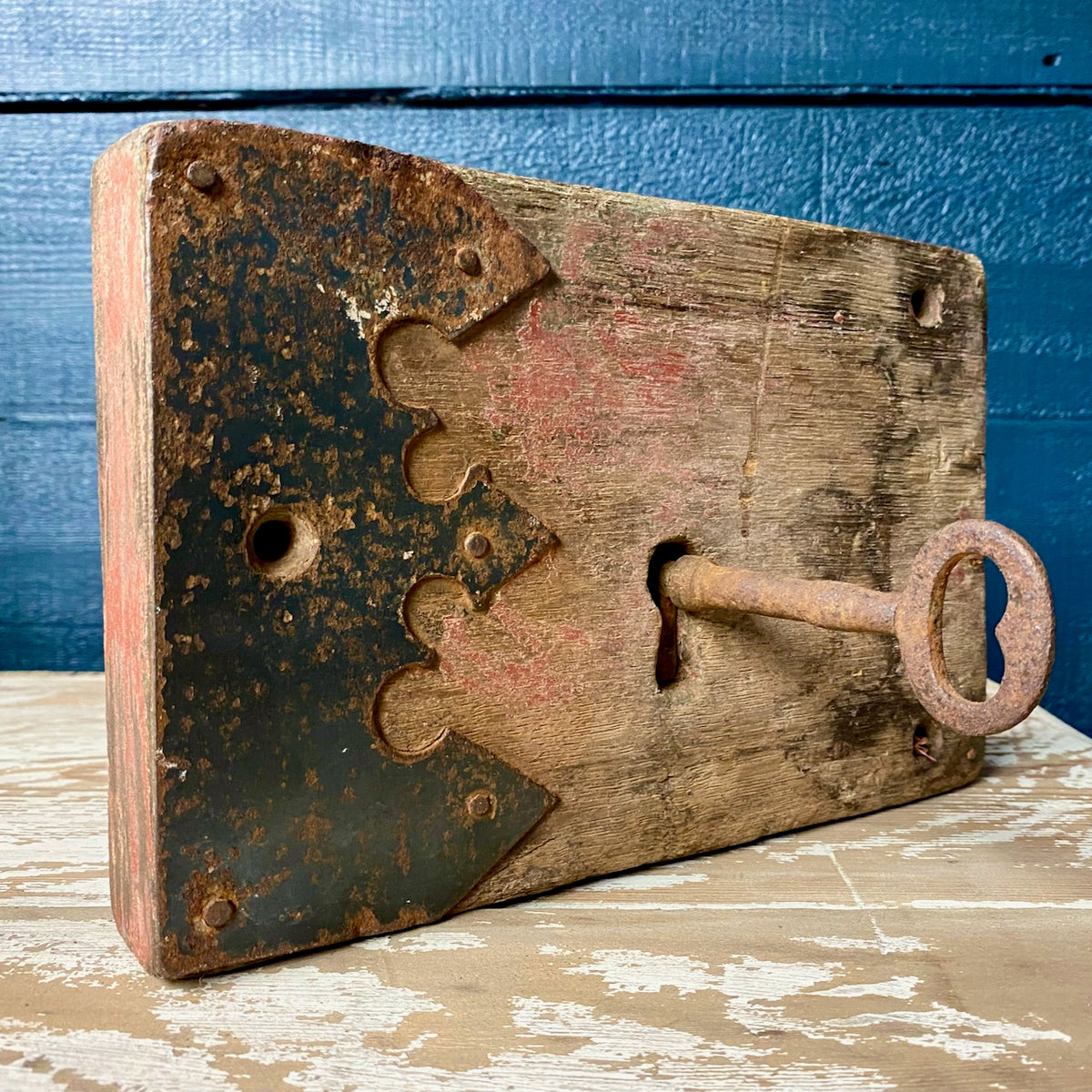 Vintage Wooden Lock — Lawson's Yard LTD