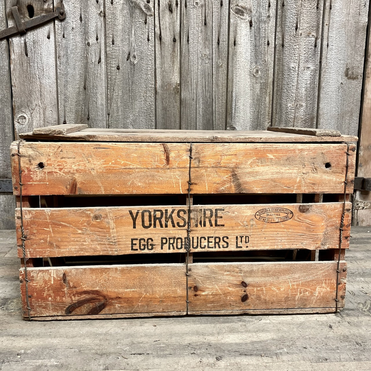 Large Vintage Egg Crate — Lawson's Yard LTD