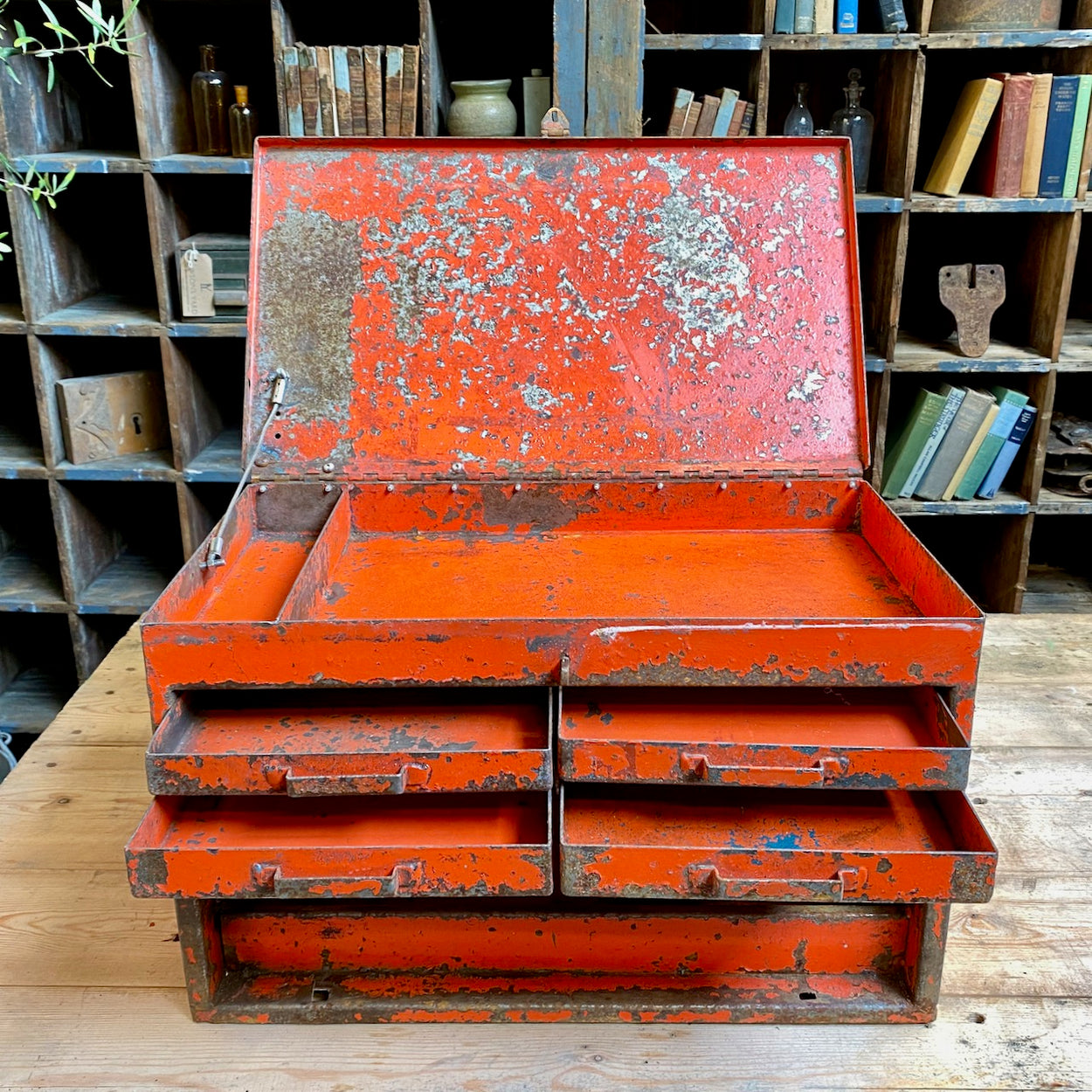 Red Metal Engineers Toolbox — Lawson's Yard LTD