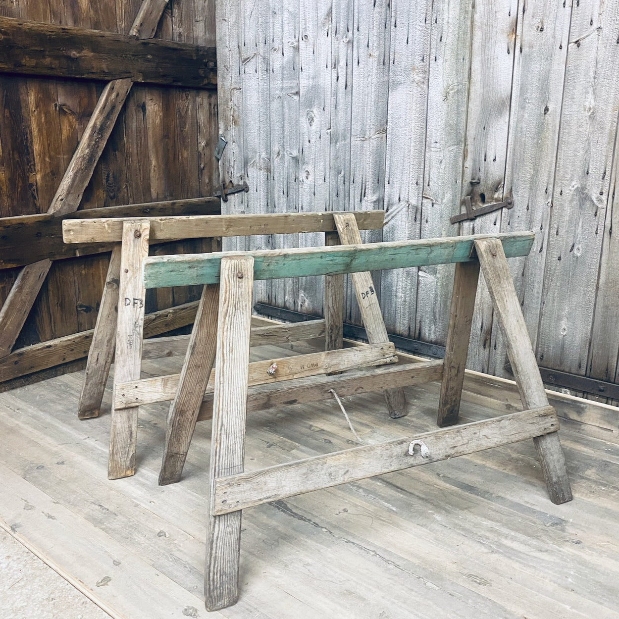 Reclaimed Wooden Trestles — Lawson's Yard LTD