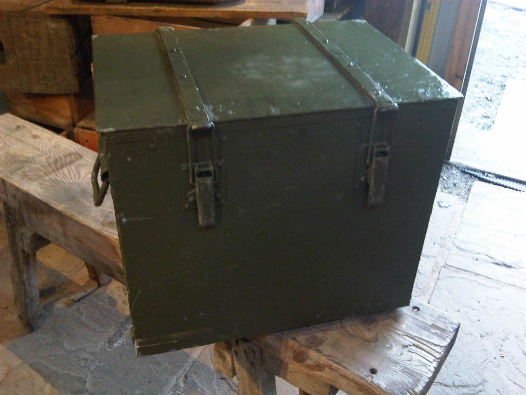 Old Metal Army Box — Lawson's Yard LTD